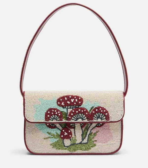 Staud Tommy Beaded Shoulder Bag - Multicoloured