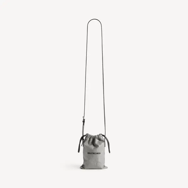 Balenciaga Shopper Phone Holder - Grey & Silver