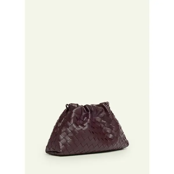 Bottega Veneta Leather Drawstring Shoulder Bag - Basalt