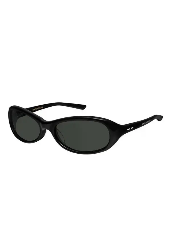GENTLE MONSTER Groovy 01 Oval-frame Sunglasses - Black