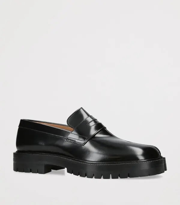 MAISON MARGIELA Leather Tabi Loafers