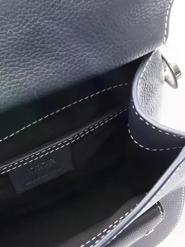 Dior 2010s Gallop Leather Backpack - Blue