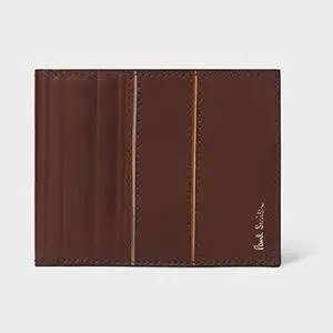 Paul Smith Dark Panel Compact Billfold Wallet - Red