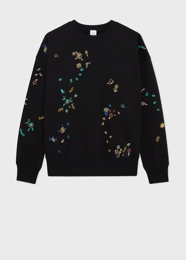 Paul Smith Floral Embroidery Sweatshirt