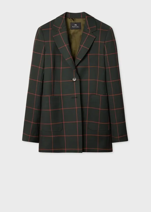 Paul Smith Windowpane Check Blazer