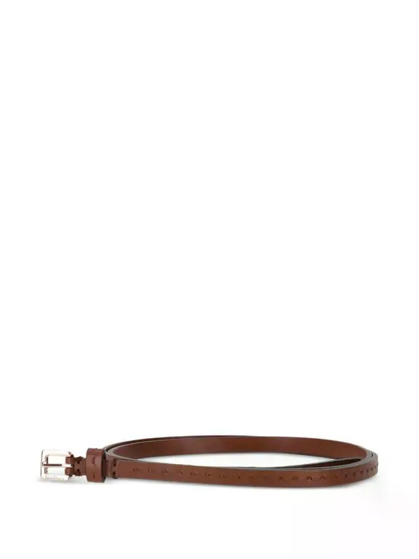 Max Mara Buckle-detail Belt - Brown