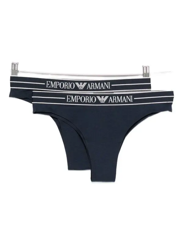 Emporio Armani Brazilian Briefs 2pack - Blue