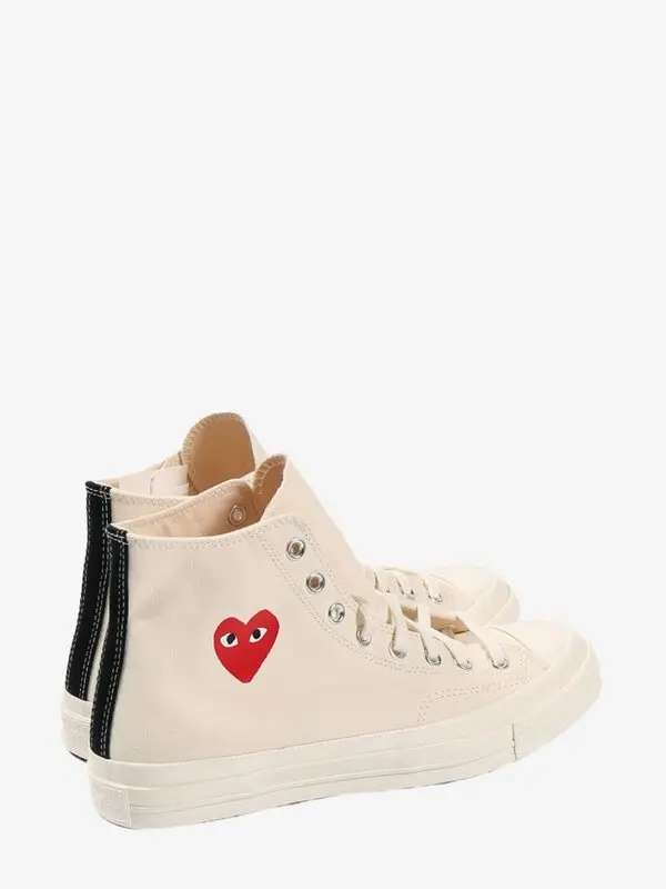 Play Comme Des Garcon Chuck Taylor High Top Sneakers