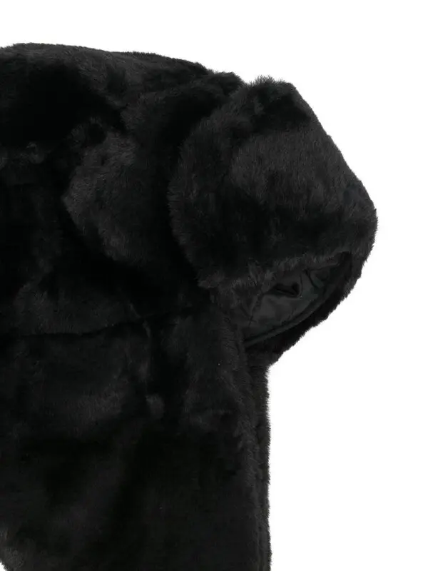Paul Smith Faux Fur Trapper Hat In Black - 30% Off  display picture 1