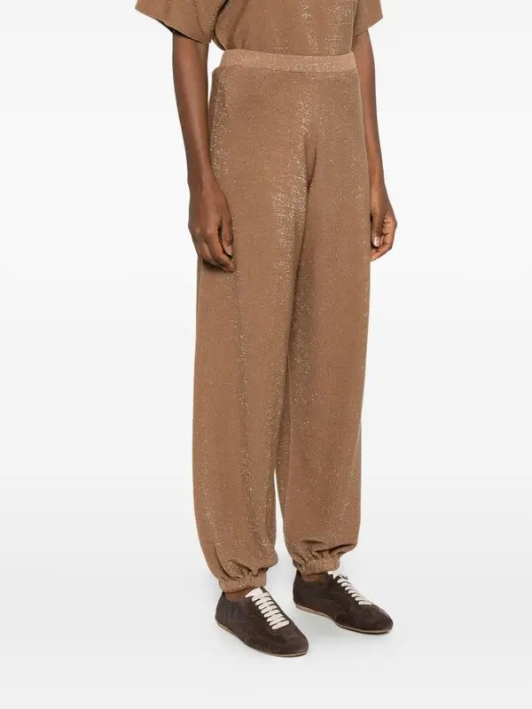 Fabiana Filippi Wool And Cotton Trousers - Brown