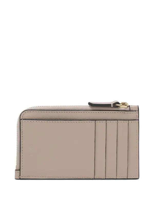 Chloé Paddington Leather Card Case - Pink