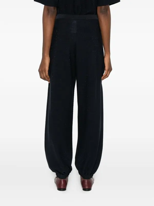 Fabiana Filippi Wool And Cotton Trousers - Blue
