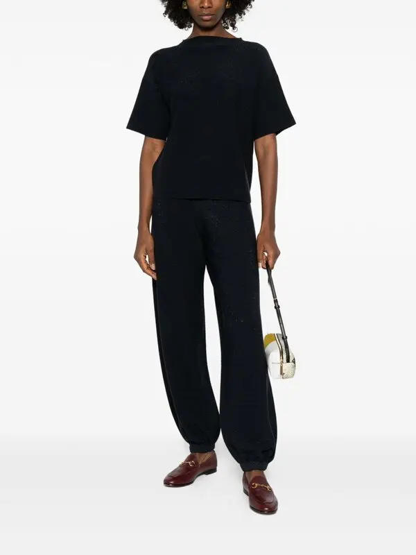 Fabiana Filippi Wool And Cotton Trousers - Blue