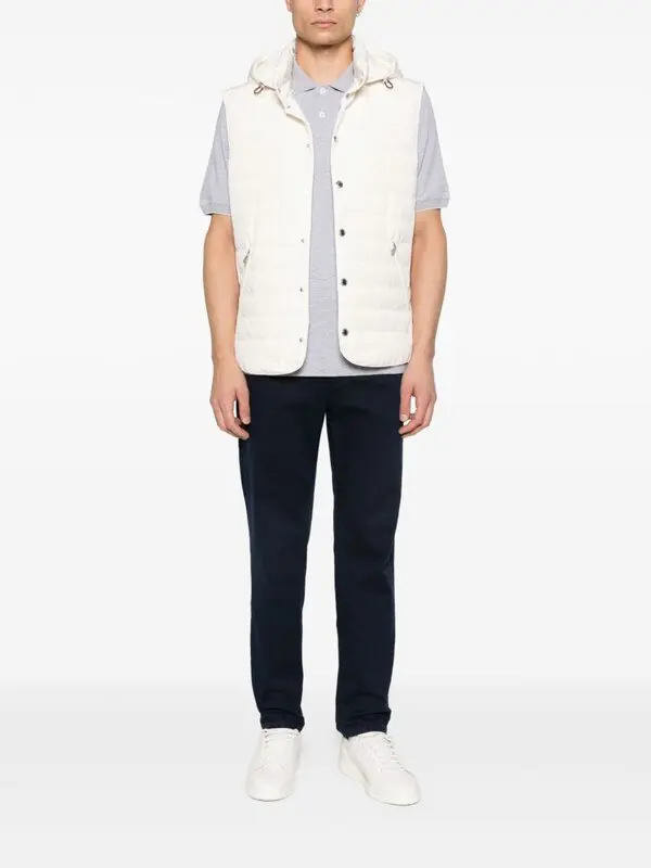 Brunello Cucinelli Logo Cotton Polo Shirt