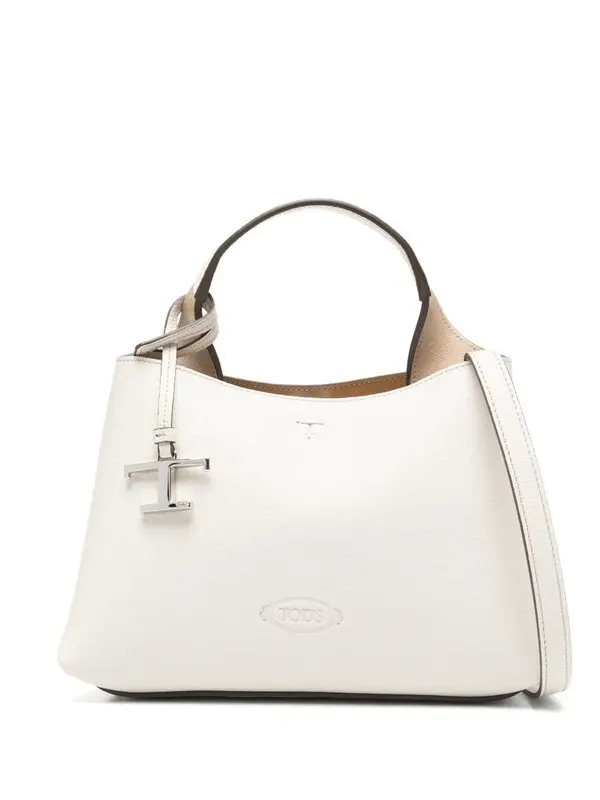 TOD'S Leather Micro Tote - White
