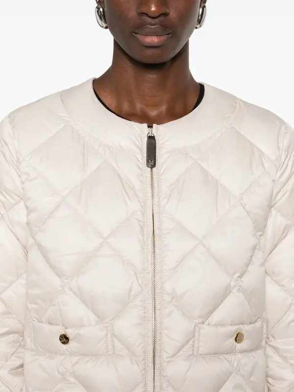 Max Mara Padded Blouson Jacket - Beige