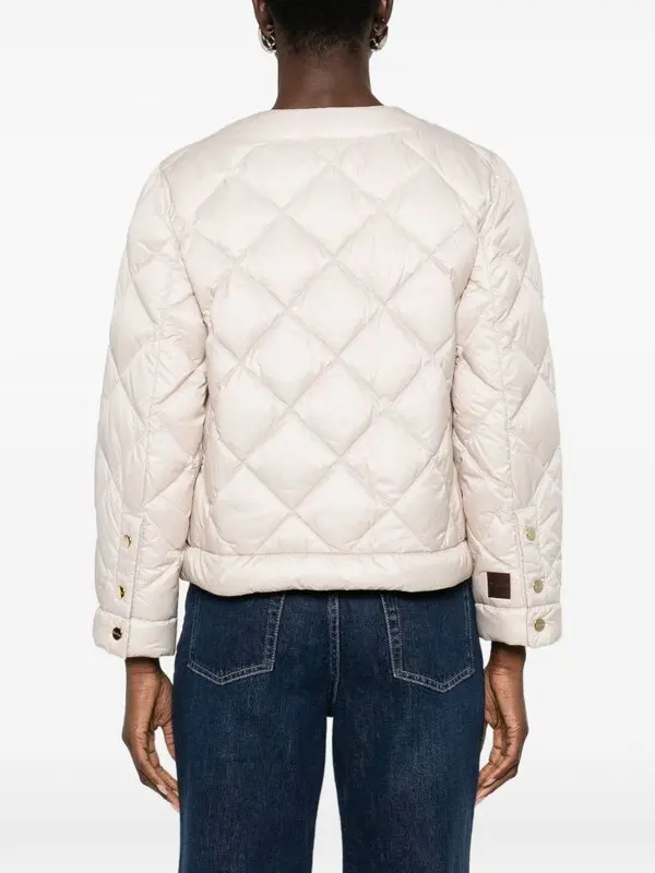 Max Mara Padded Blouson Jacket - Beige
