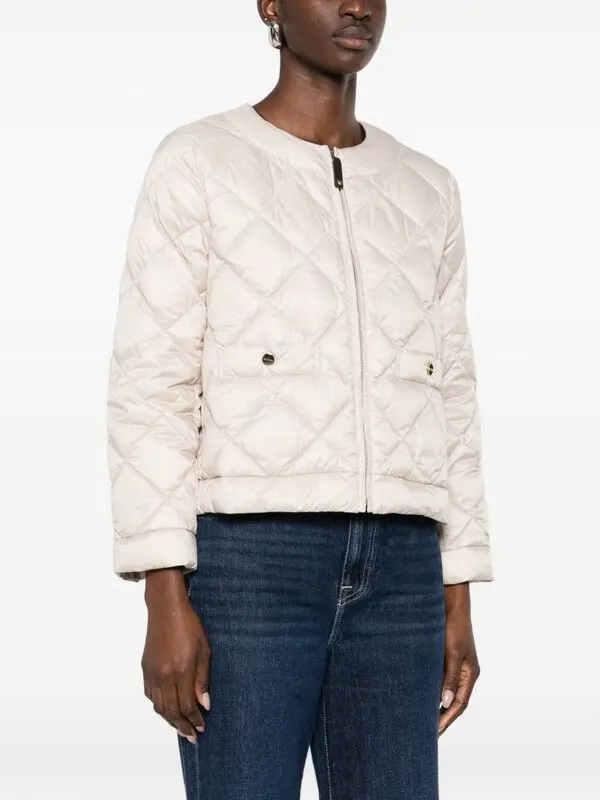 Max Mara Padded Blouson Jacket - Beige