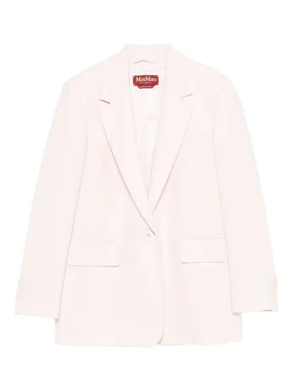 Max Mara Single-breasted Jacket - Pink
