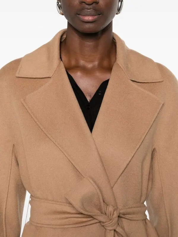 Max Mara Wool Long Coat - Beige