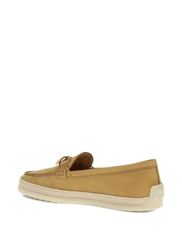 TOD'S Suede Loafers - Beige