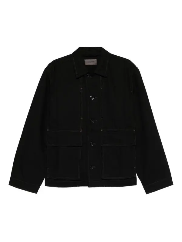 LEMAIRE Denim Cotton Jacket - Black