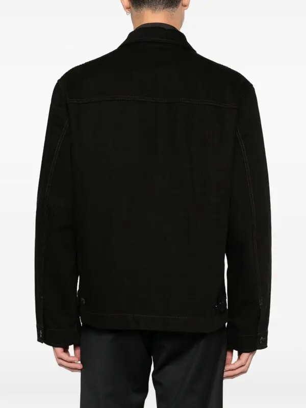 LEMAIRE Denim Cotton Jacket - Black