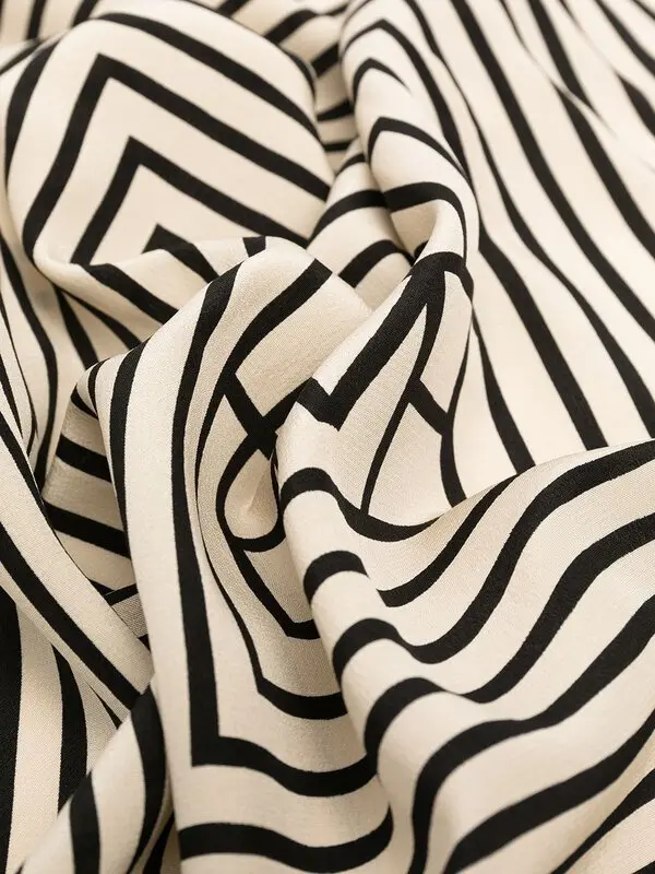 TOTEME Monogram Silk Foulard - White