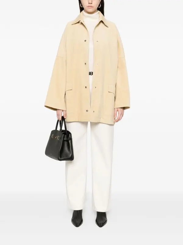 TOTEME Cotton Overshirt Jacket - Beige