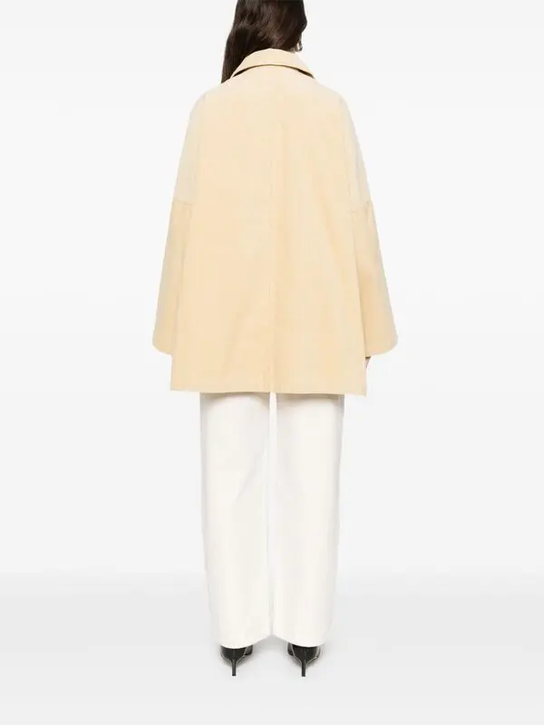 TOTEME Cotton Overshirt Jacket - Beige