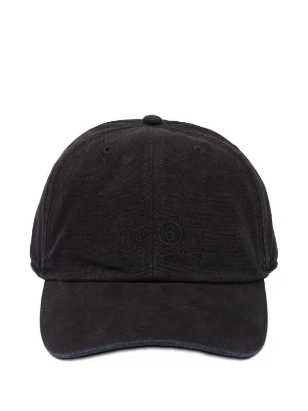 MAISON MARGIELA Cotton Baseball Cap - Black
