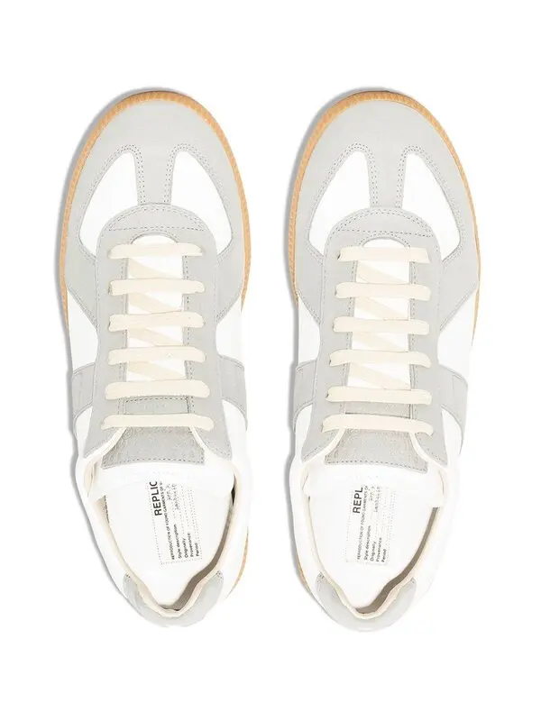 MAISON MARGIELA Replica Leather Sneakers - White