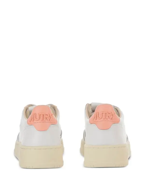 AUTRY Medialist Low Leather Sneakers - Orange