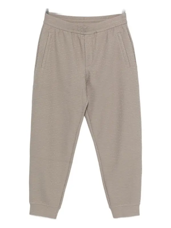Emporio Armani Cotton Blend Sweatpants - Grey