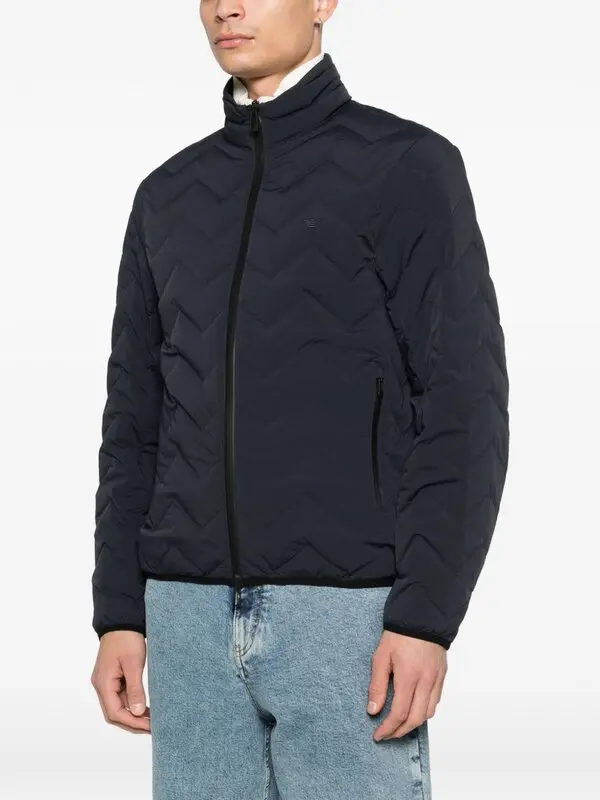 Emporio Armani Nylon Down Jacket - Blue
