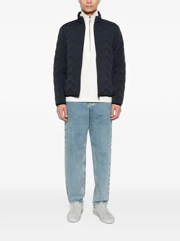 Emporio Armani Nylon Down Jacket - Blue