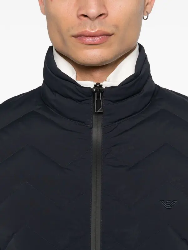 Emporio Armani Nylon Down Jacket - Blue