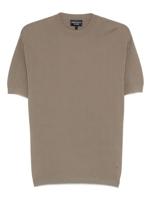 Emporio Armani Knitted T-shirt - Grey