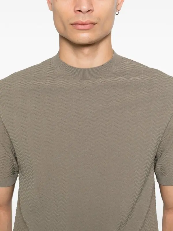 Emporio Armani Knitted T-shirt - Grey