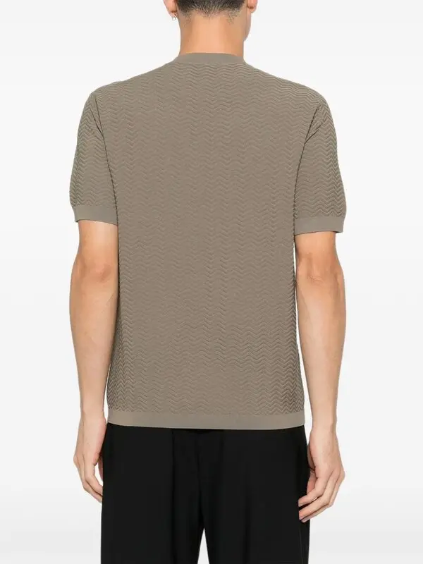 Emporio Armani Knitted T-shirt - Grey