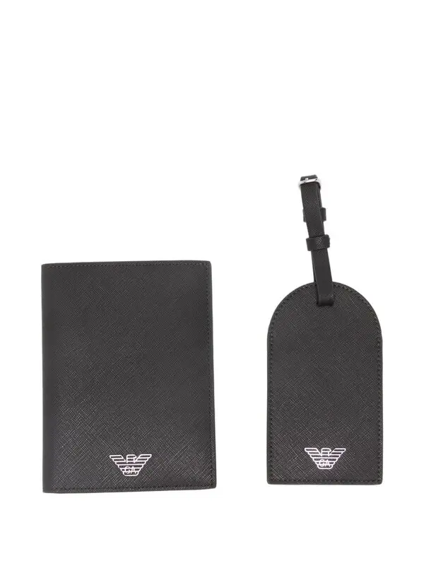 Emporio Armani Passport Holder - Grey