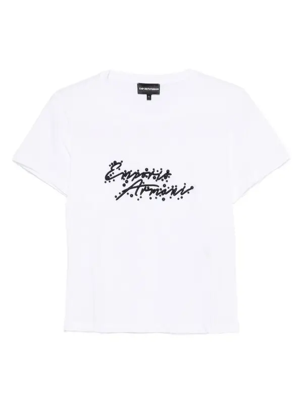 Emporio Armani Logo Cotton T-shirt - White