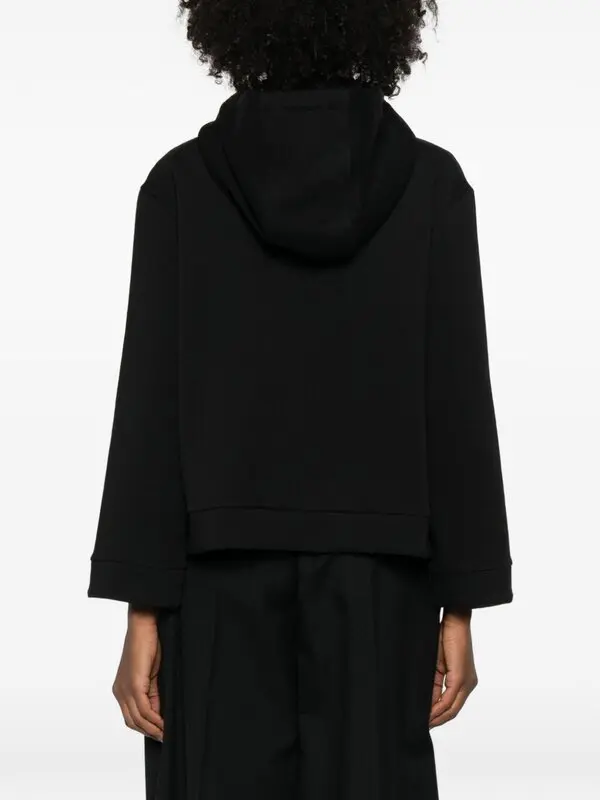 Emporio Armani Cotton Blouson Jacket - Black