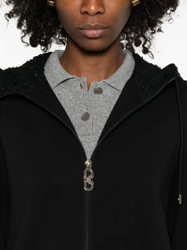 Emporio Armani Cotton Blouson Jacket - Black