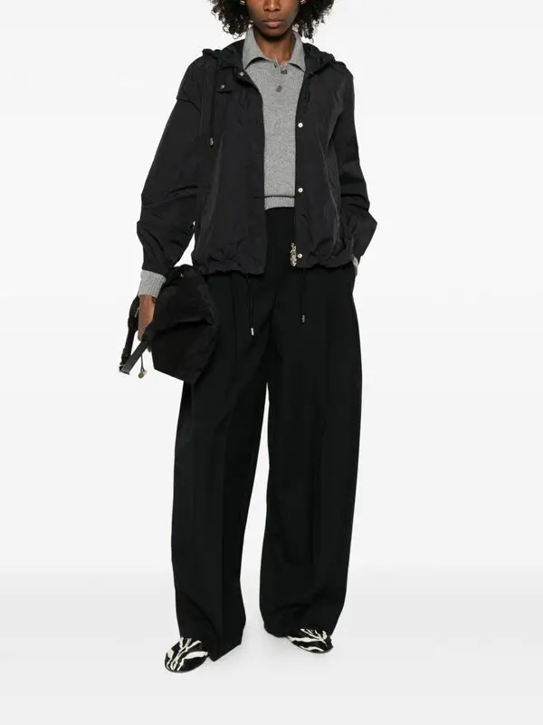 Emporio Armani Nylon Blouson Jacket - Black