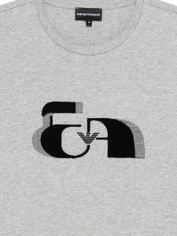 Emporio Armani Printed Cotton T-shirt