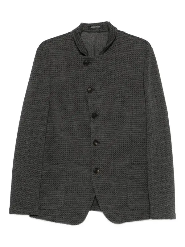 Emporio Armani Wool Blend Blazer Jacket