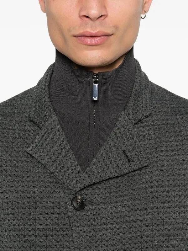 Emporio Armani Wool Blend Blazer Jacket