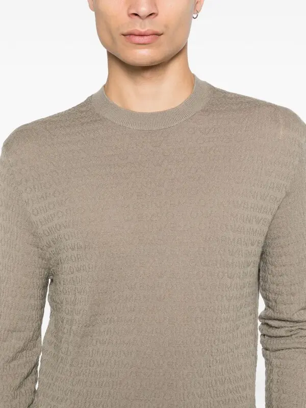 Emporio Armani Wool Crewneck Sweater
