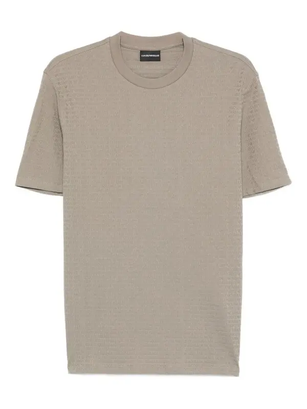 Emporio Armani Logo Cotton T-shirt - Grey